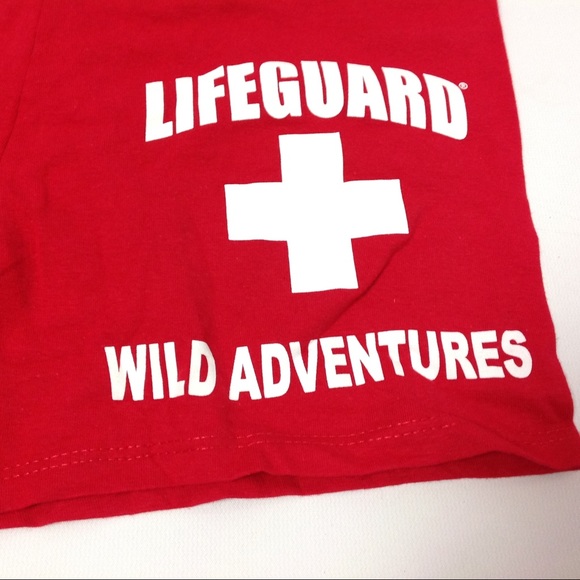 pop | Swim | Lifeguard Women Shorts Safety Red Adventures | Poshmark